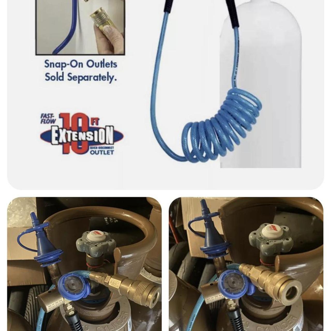 BOC Steel Canister Filling Kit with 10' Extension... - Depop