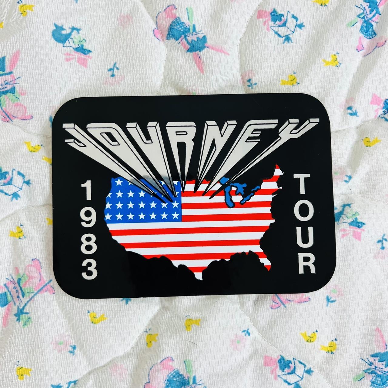 Vintage 80s sticker. Vintage 1983 Journey sticker.... - Depop