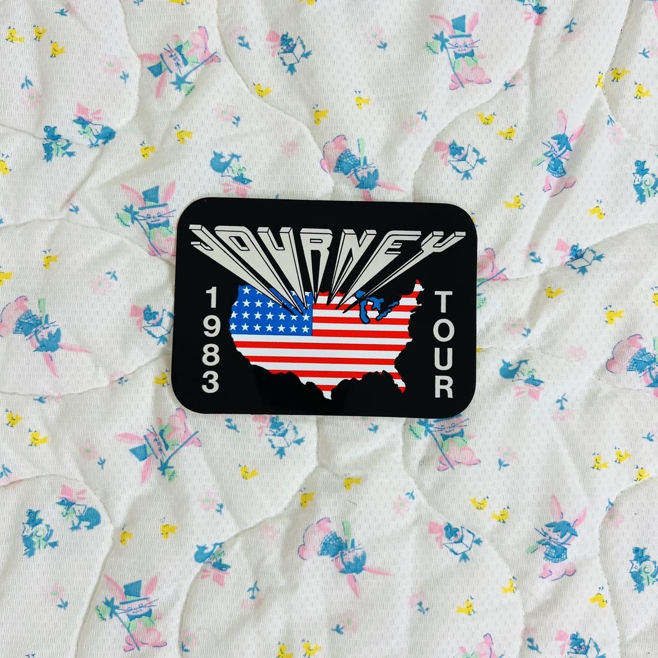 Vintage 80s sticker. Vintage 1983 Journey sticker.... - Depop