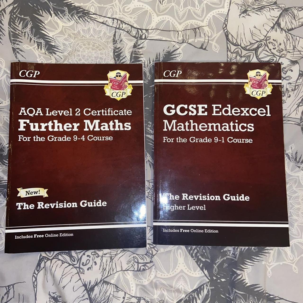 CGP maths and further maths gcse revision guide🤍 buy... | Depop