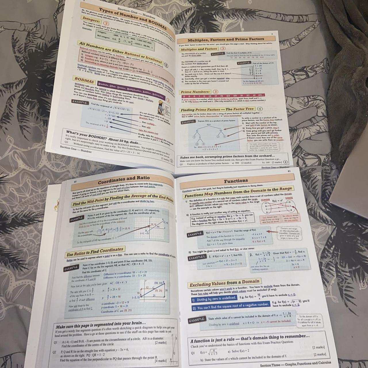 CGP maths and further maths gcse revision guide🤍 buy... | Depop