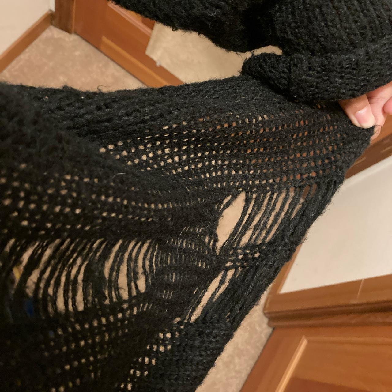 AUTHENTIC Tripp nyc ripped oversized sweater/false... - Depop