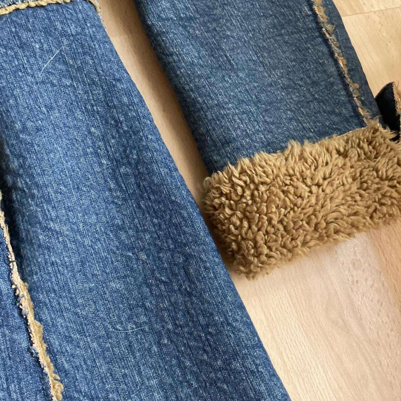 Vintage y2k Hennes denim Afghan coat OH MY GOD 🤤😍... - Depop