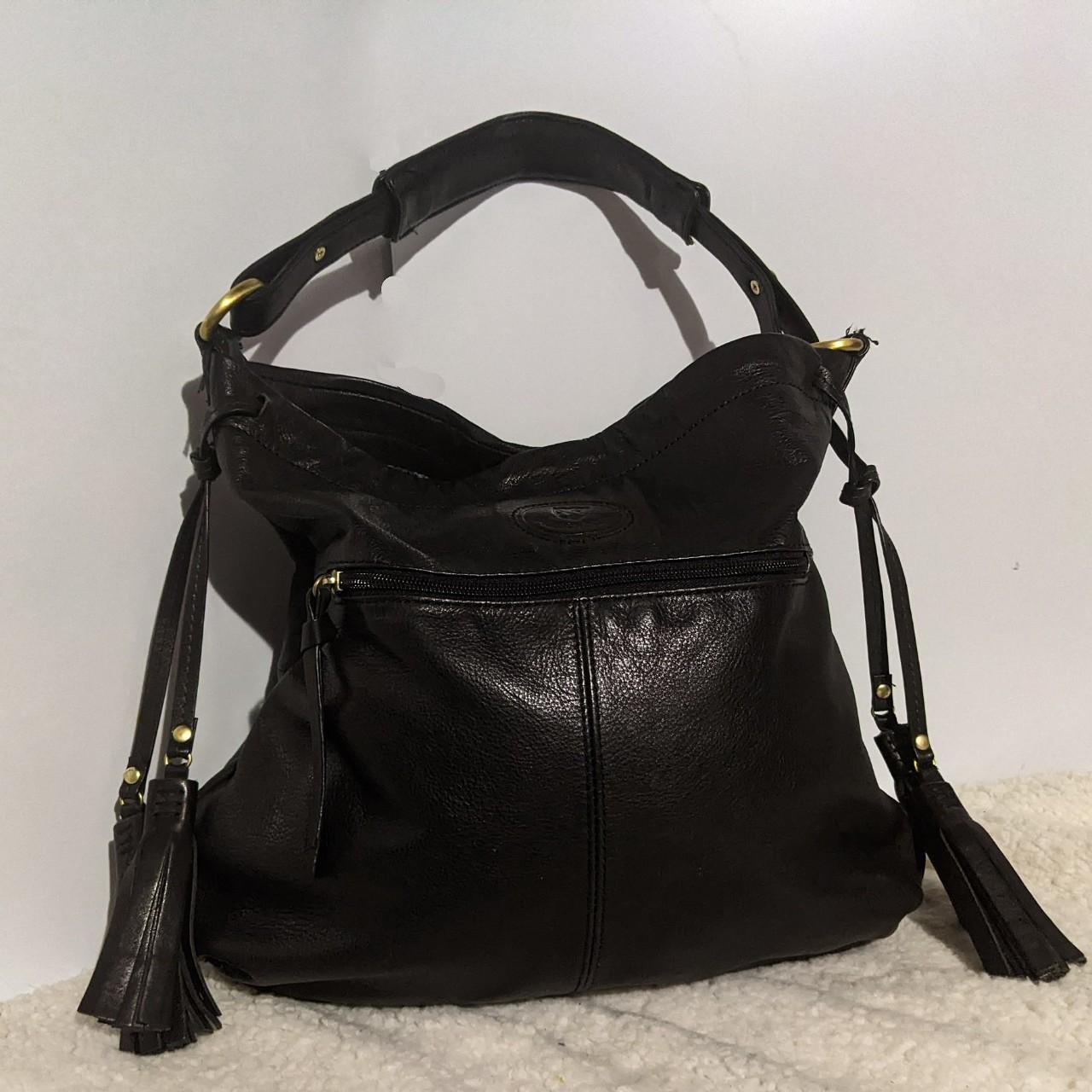 Allison Scott Genuine Leather Shoulder Bag Used but... - Depop