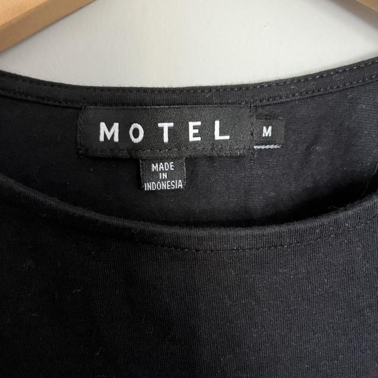 MOTEL ROCKS TINDY TOP DRAGON FLOWER BLACK AND MINT... - Depop