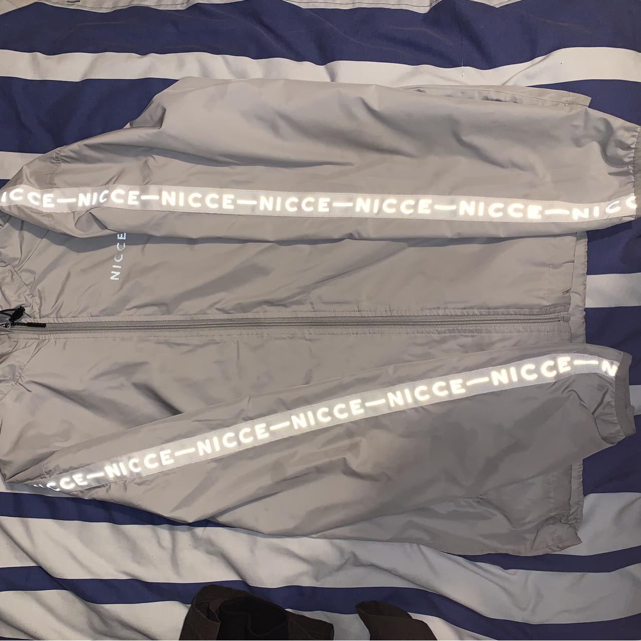 Reflective nicce coat - Depop