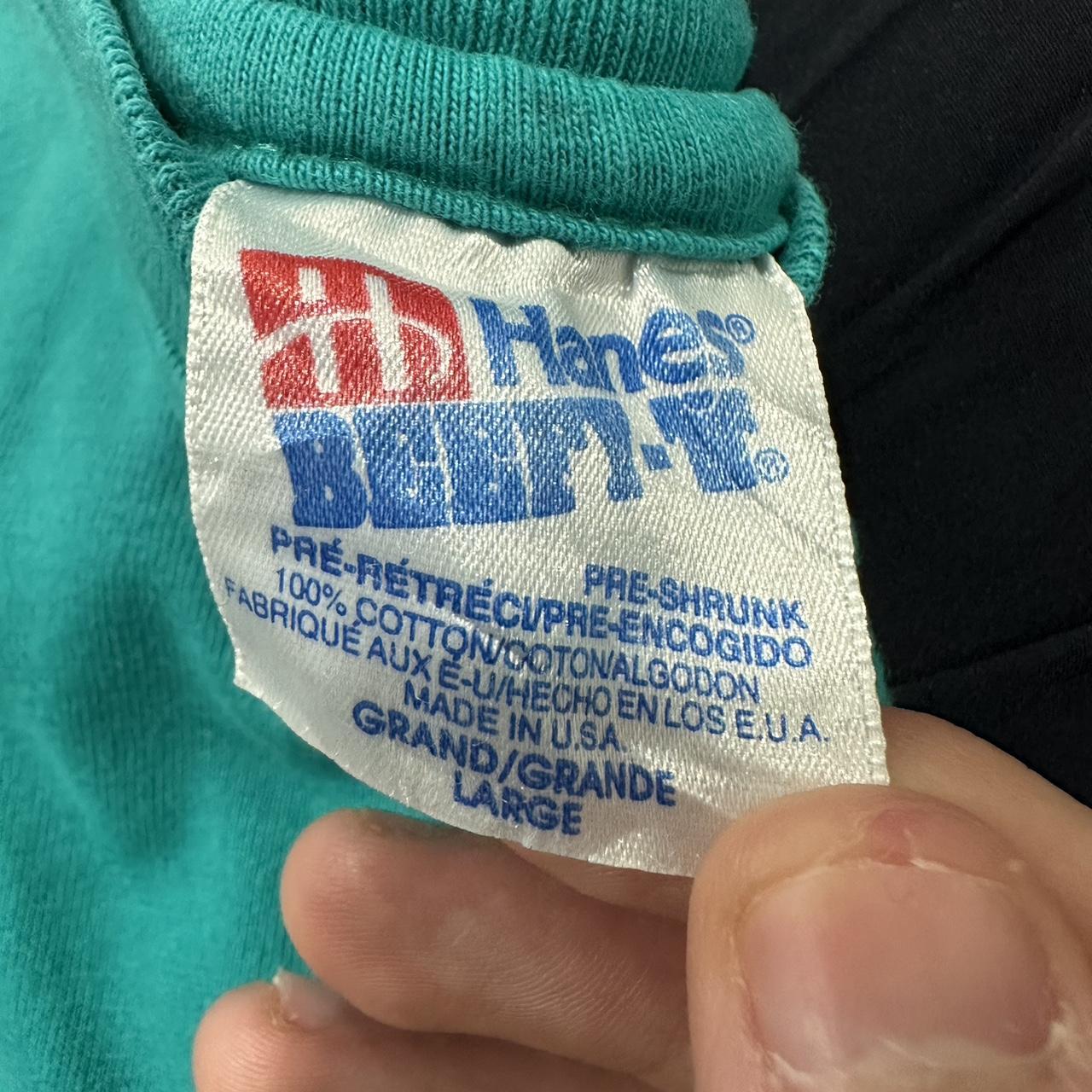 Early 90s Hanes beefy printed tee Size large Looks... - Depop