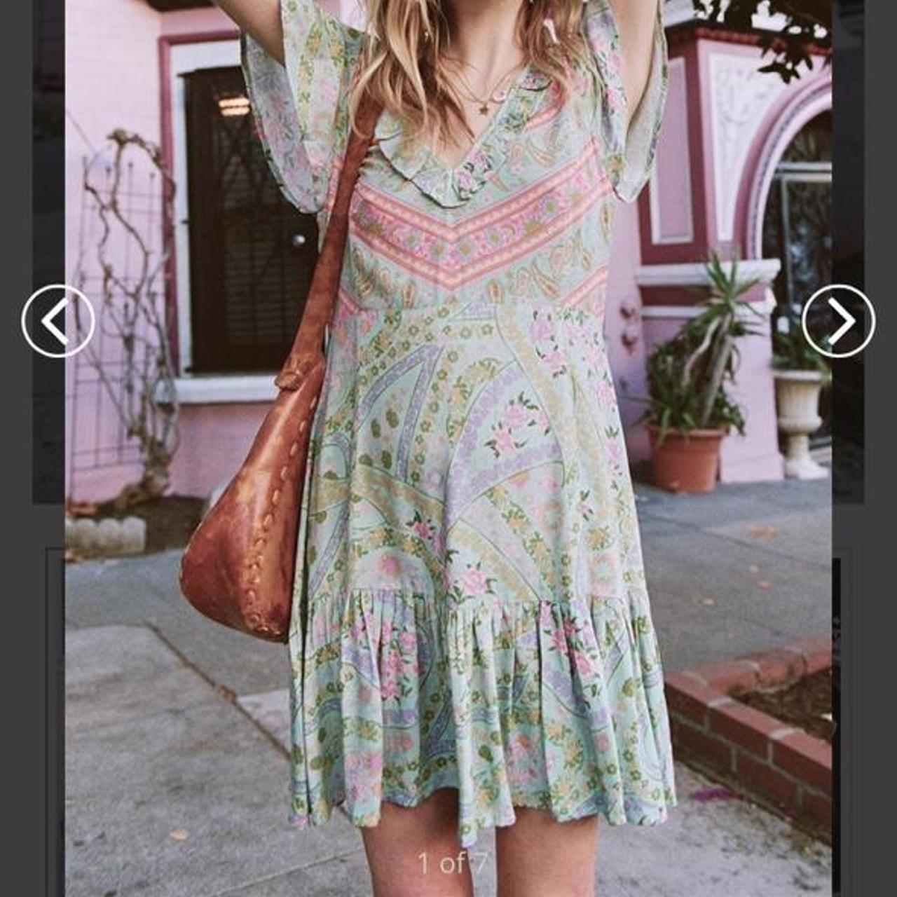 SPELL & THE GYPSY MINI CITY LIGHT DRESS IN GOOD... - Depop