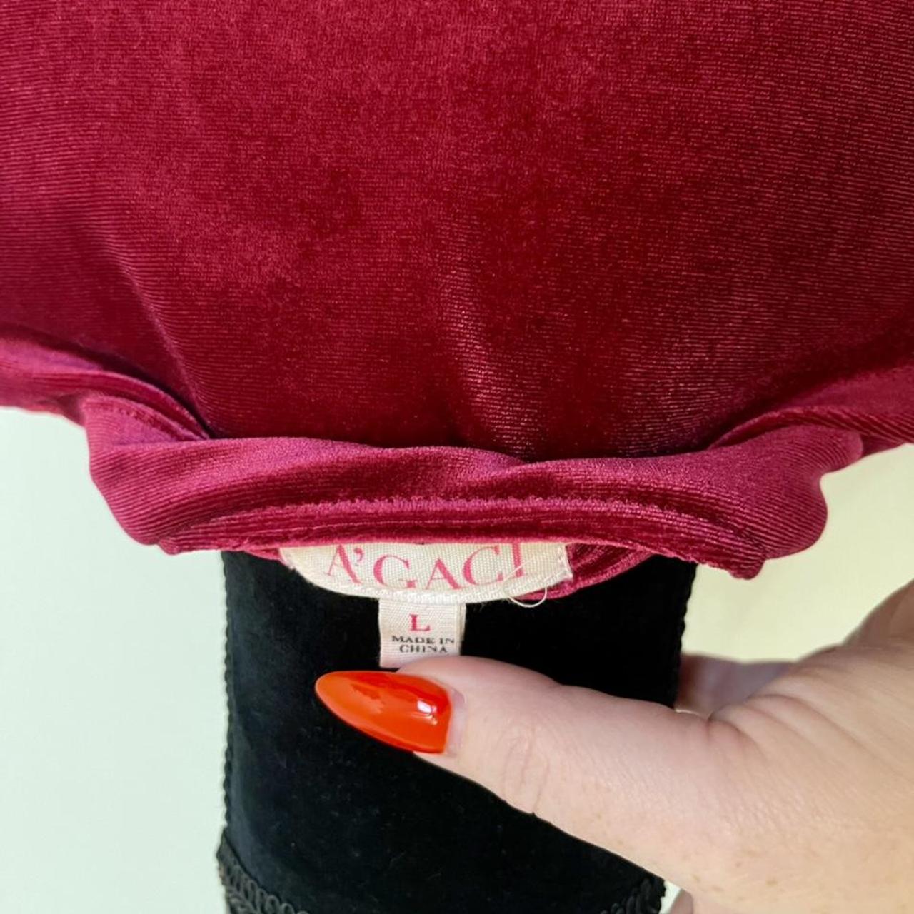 A'GACI Women's Red and Pink Jacket | Depop