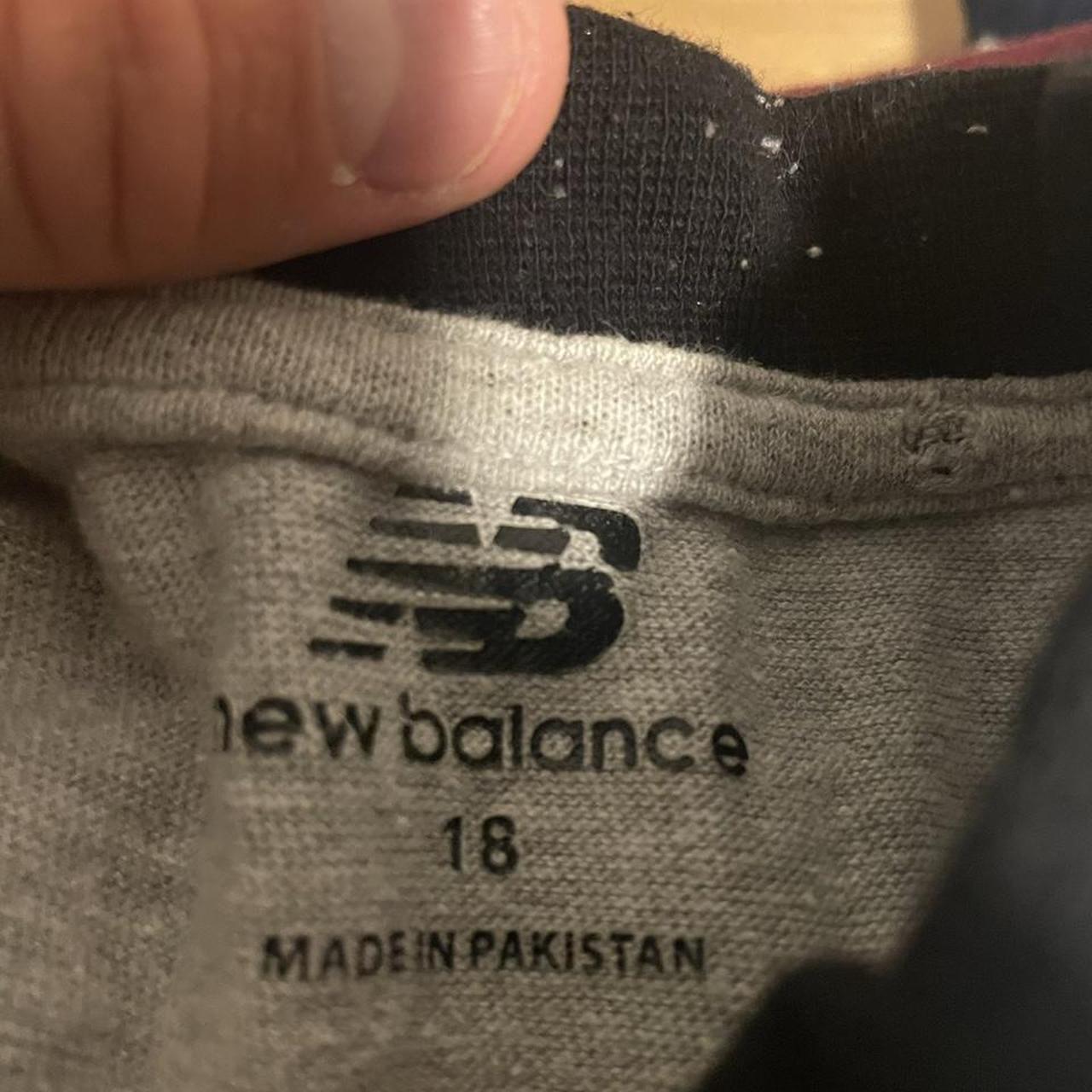 Vintage New Balance 1906 basketball tee Size:... - Depop