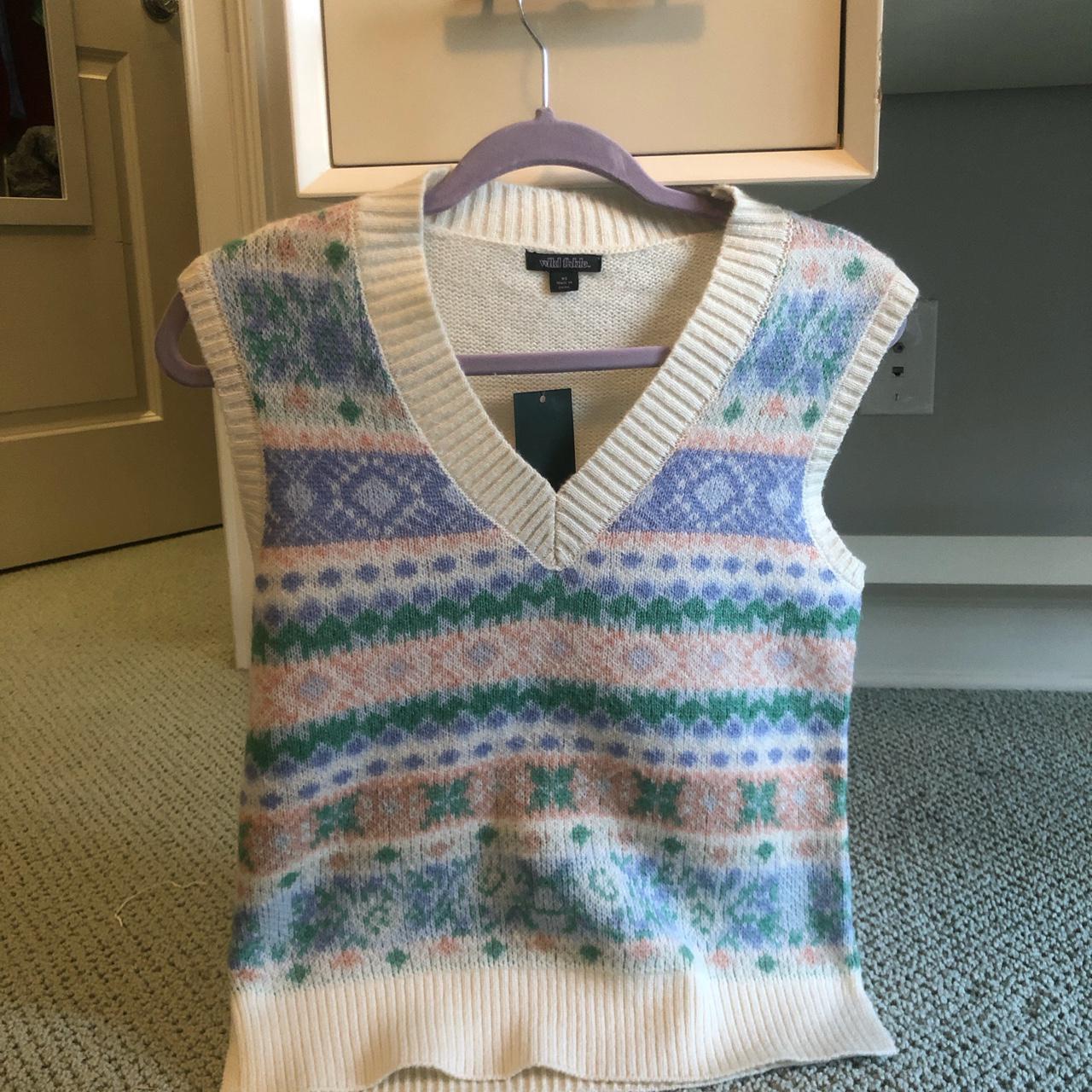 Brand new wild fable sweater vest. It’s warm and... - Depop