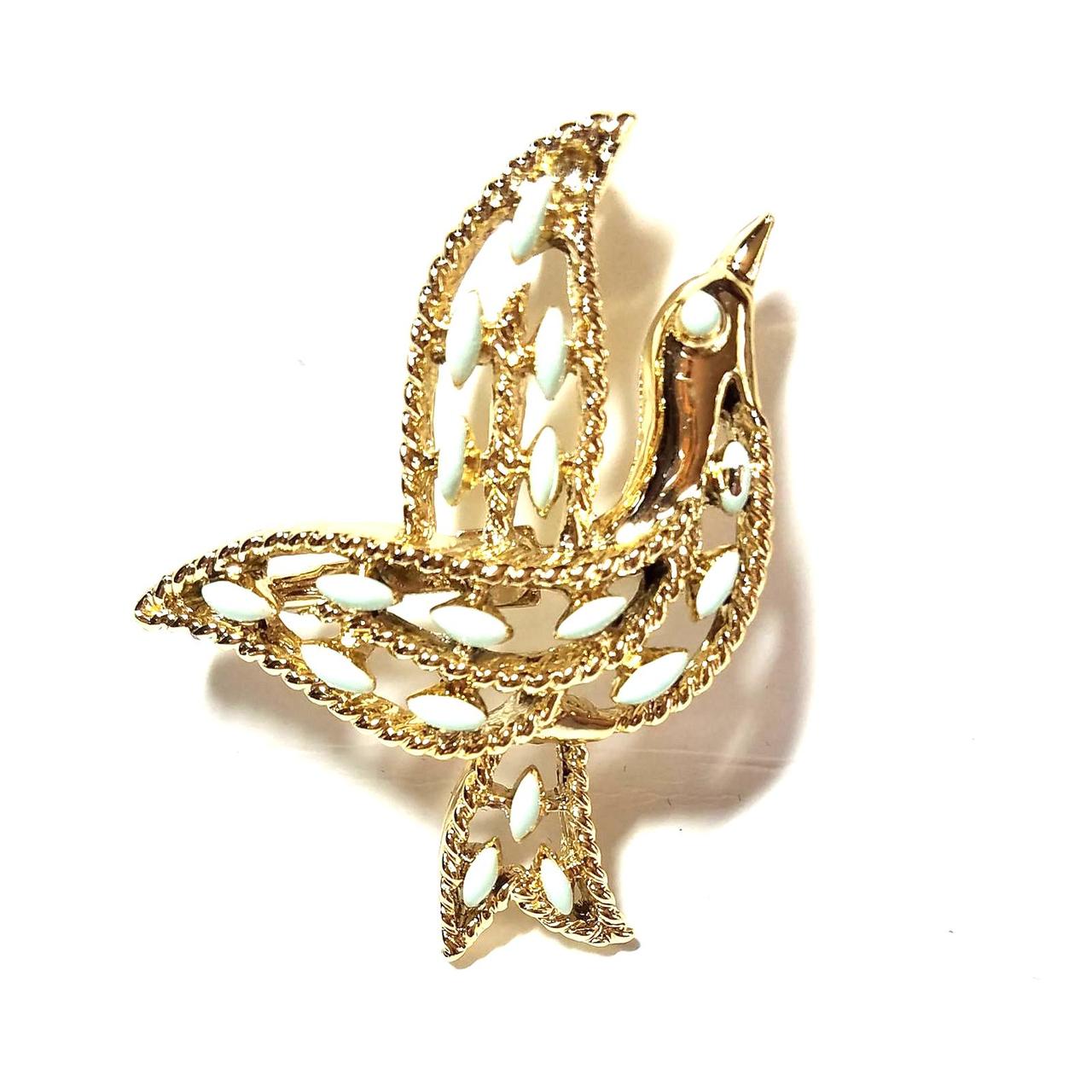 Vintage Gerry's bird in flight is created in shining... - Depop