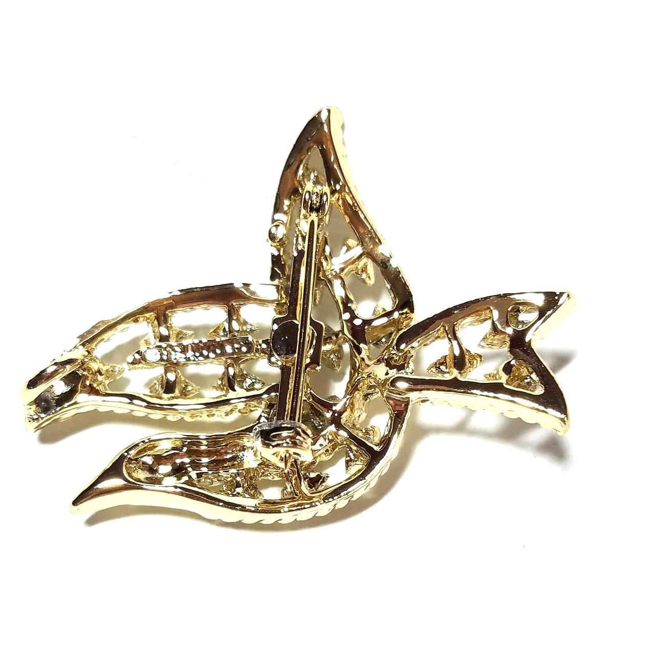 Vintage Gerry's bird in flight is created in shining... - Depop