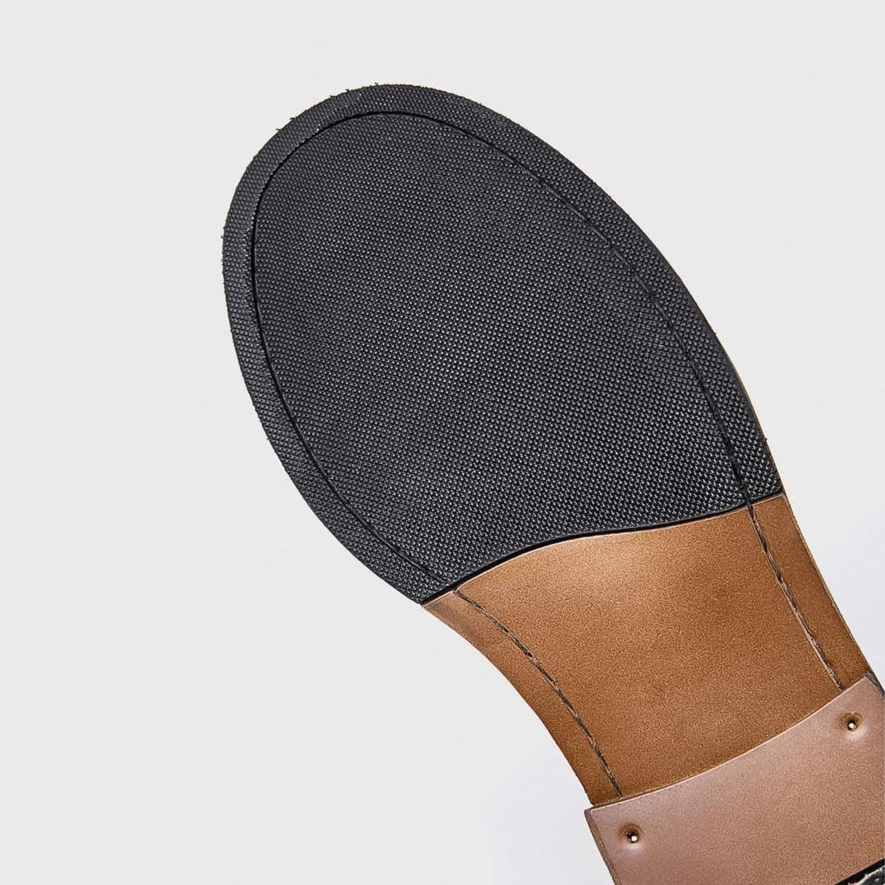 British Style Big Round Toe Men Work Boots Premium... | Depop