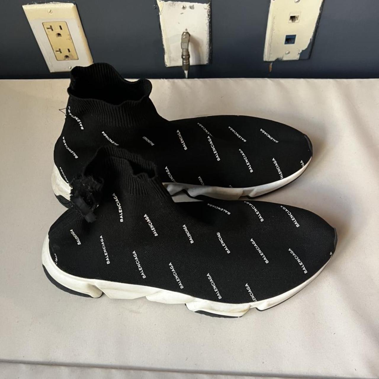 Balenciaga Fair condition Right foot back has a rip - Depop