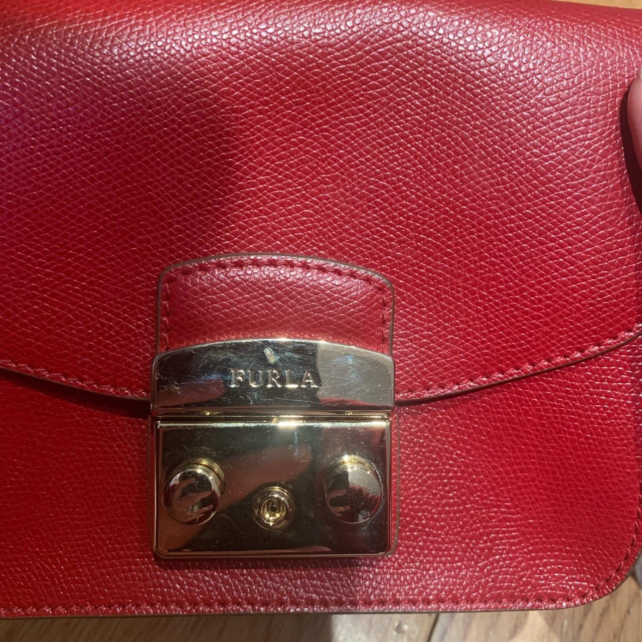 Furla Women's Red Bag | Depop