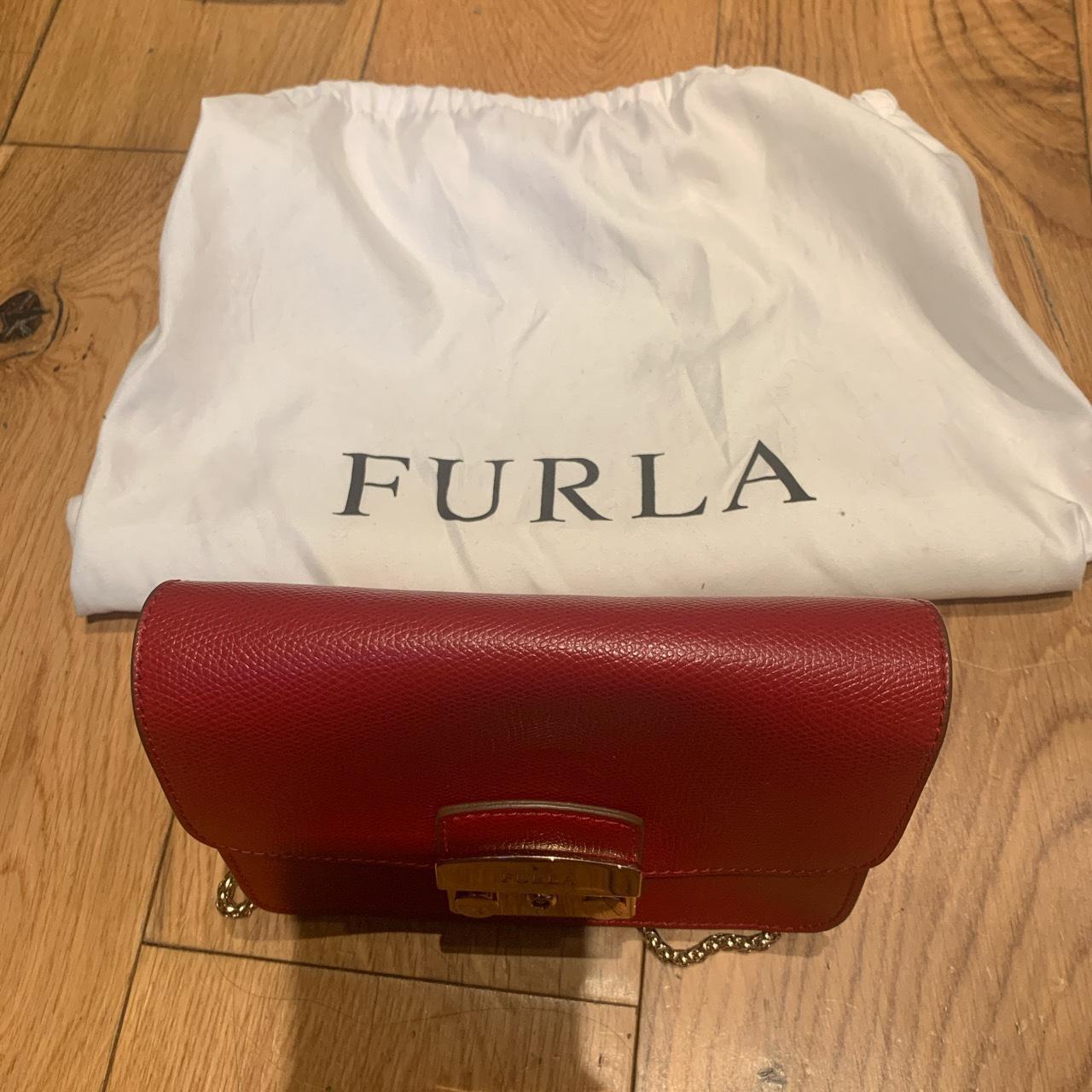 Furla Women's Red Bag | Depop