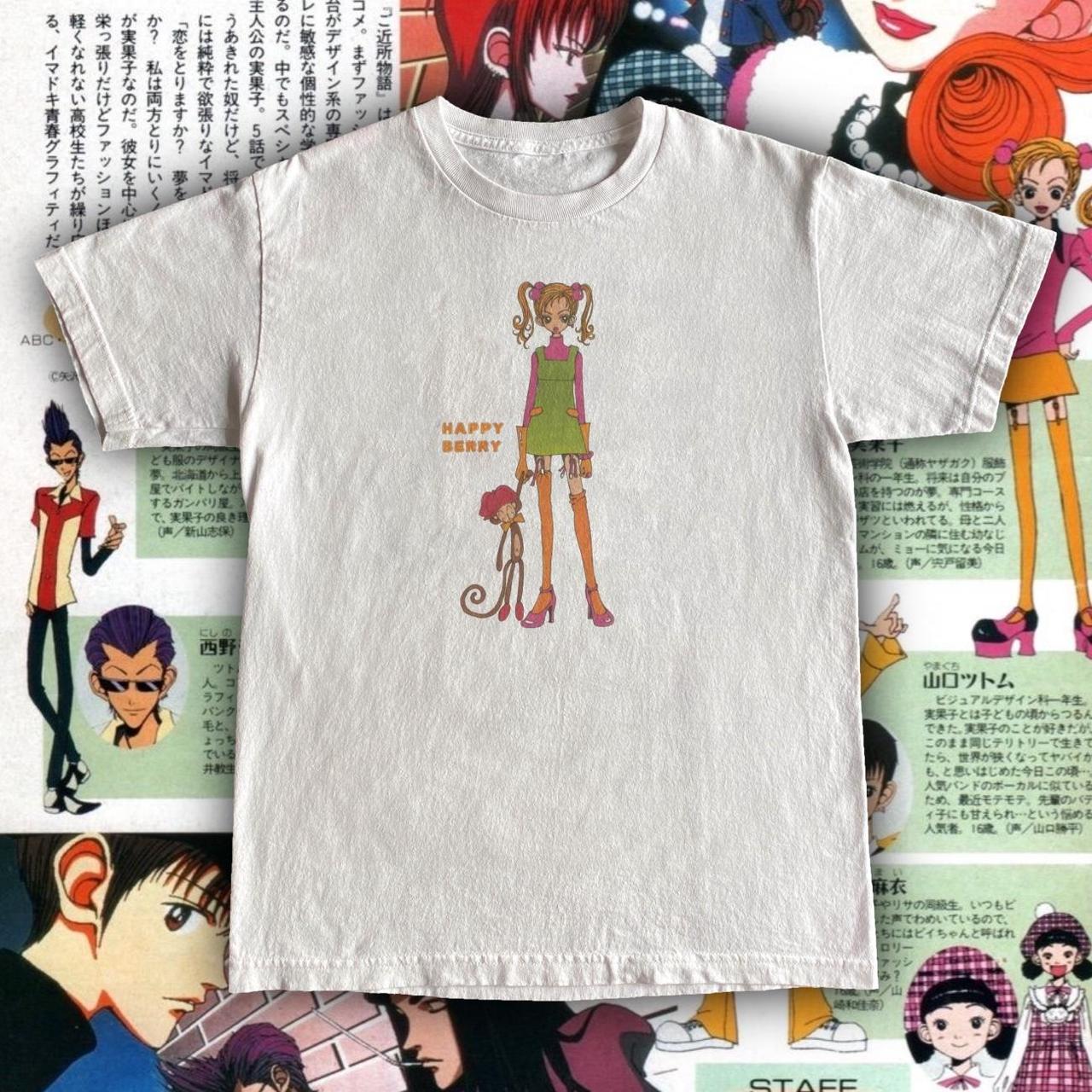 ‘happy berry’ white tee 🍓🫐 unisex sizes s-xl... - Depop