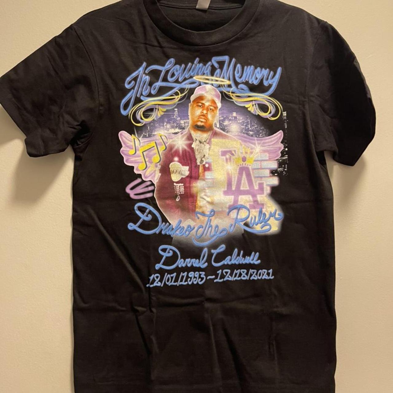 RIP Drakeo The Ruler Tee🖤 -size small - authentic -... - Depop