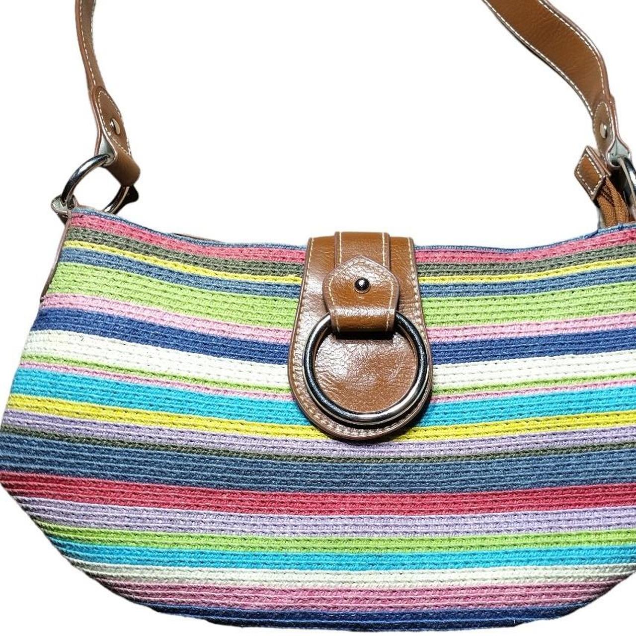 Multi colored fossil purse bag. Bright and colorful... - Depop