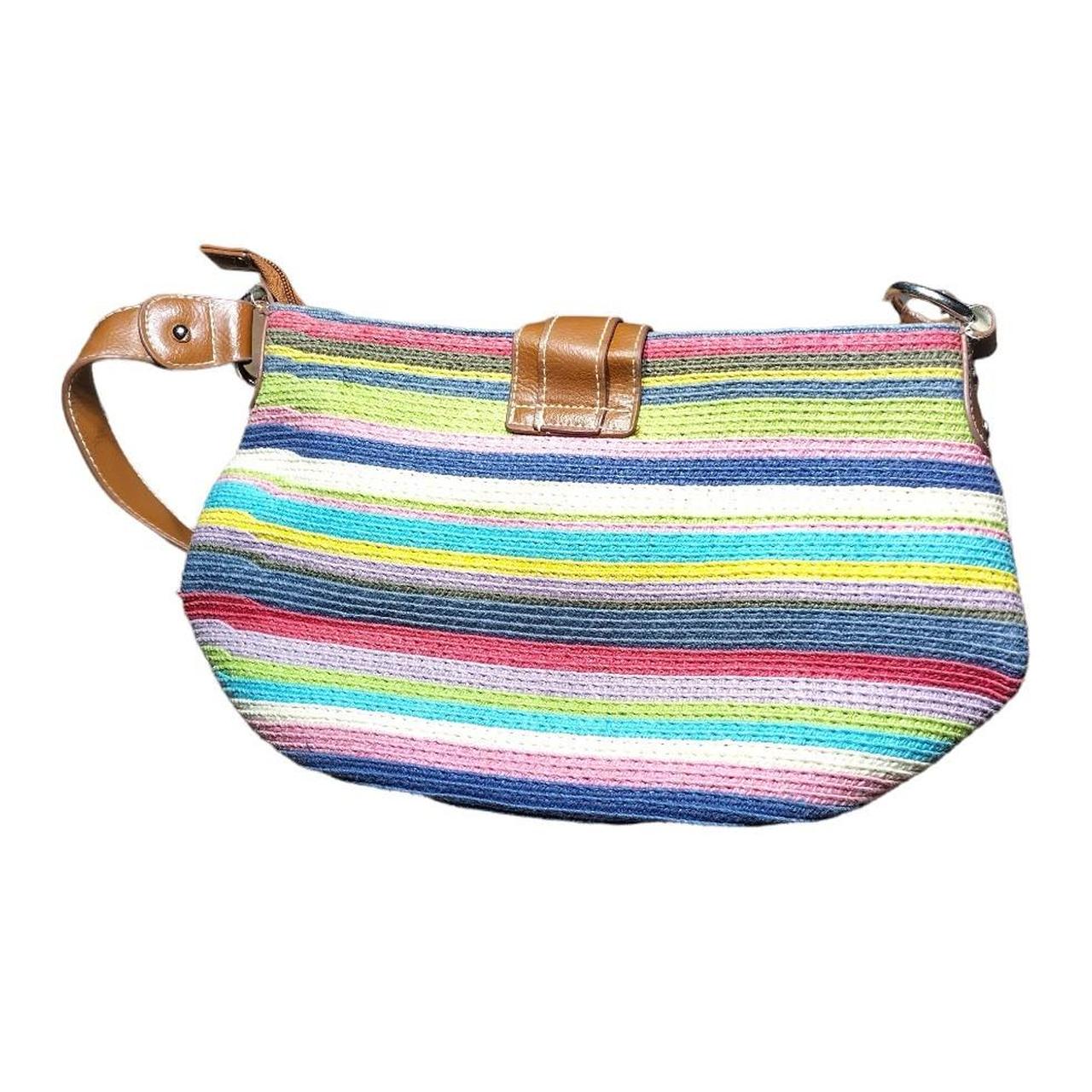 Multi colored fossil purse bag. Bright and colorful... - Depop