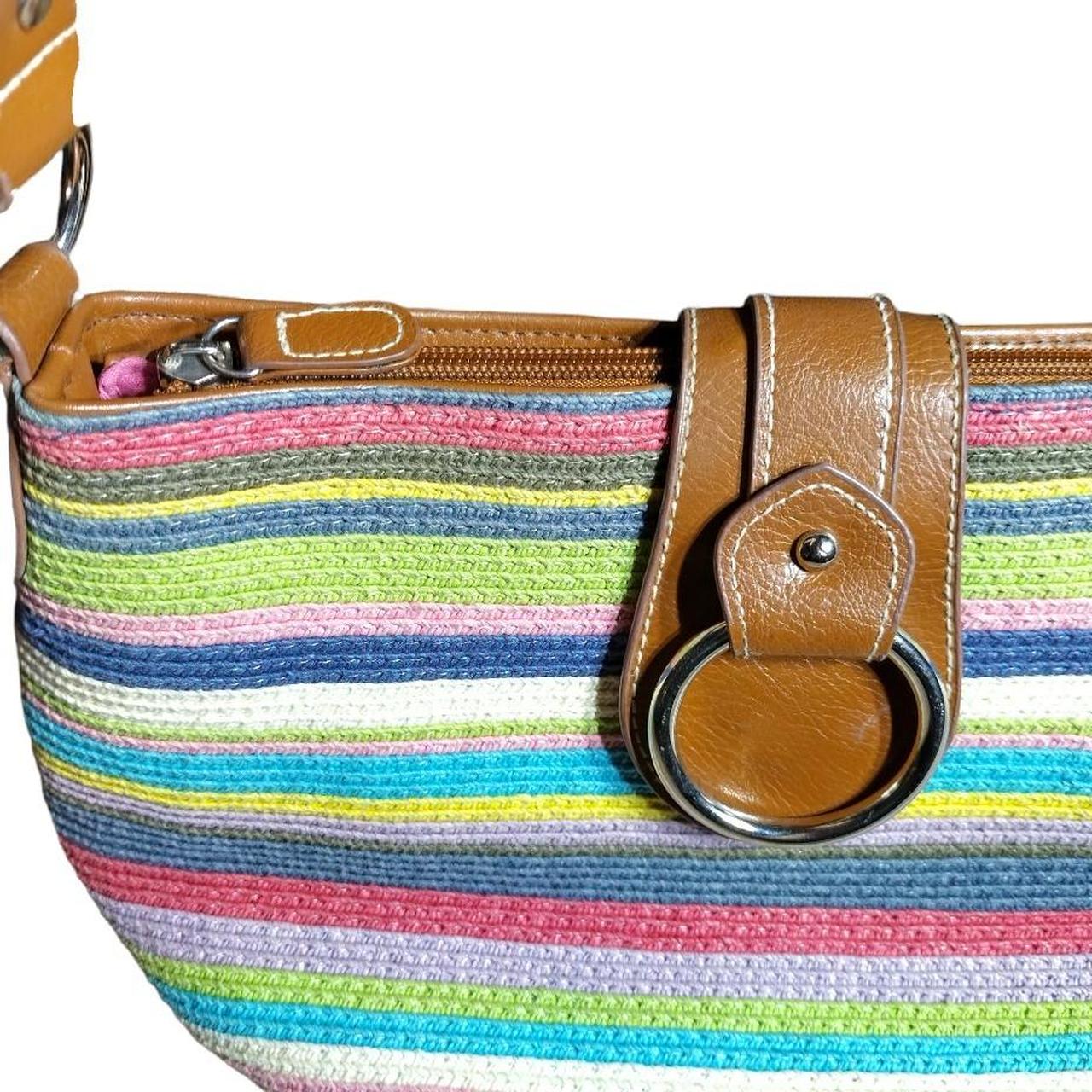 Multi colored fossil purse bag. Bright and colorful... - Depop