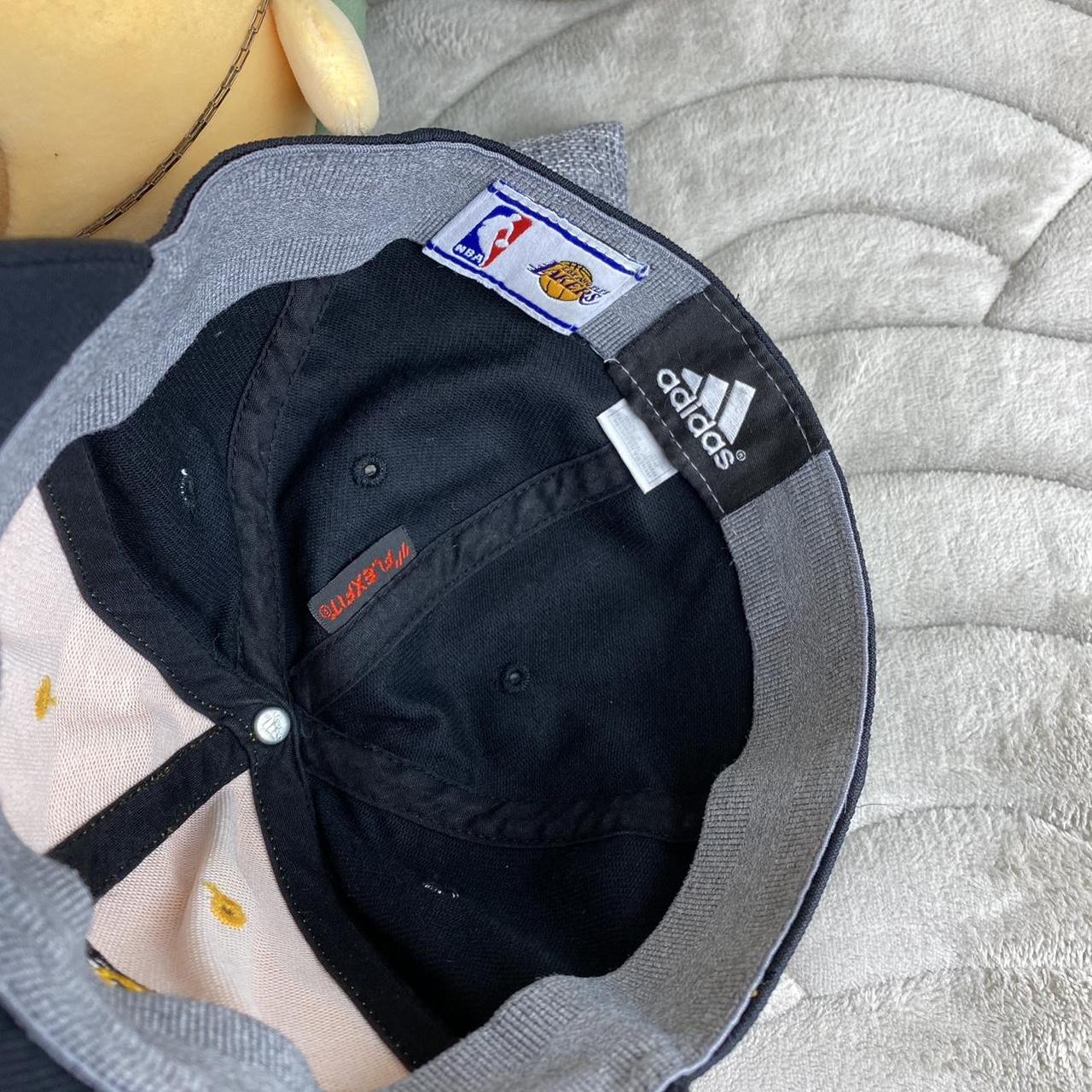 Adidas fitted cap flexi fit Los Angeles Lakers... - Depop