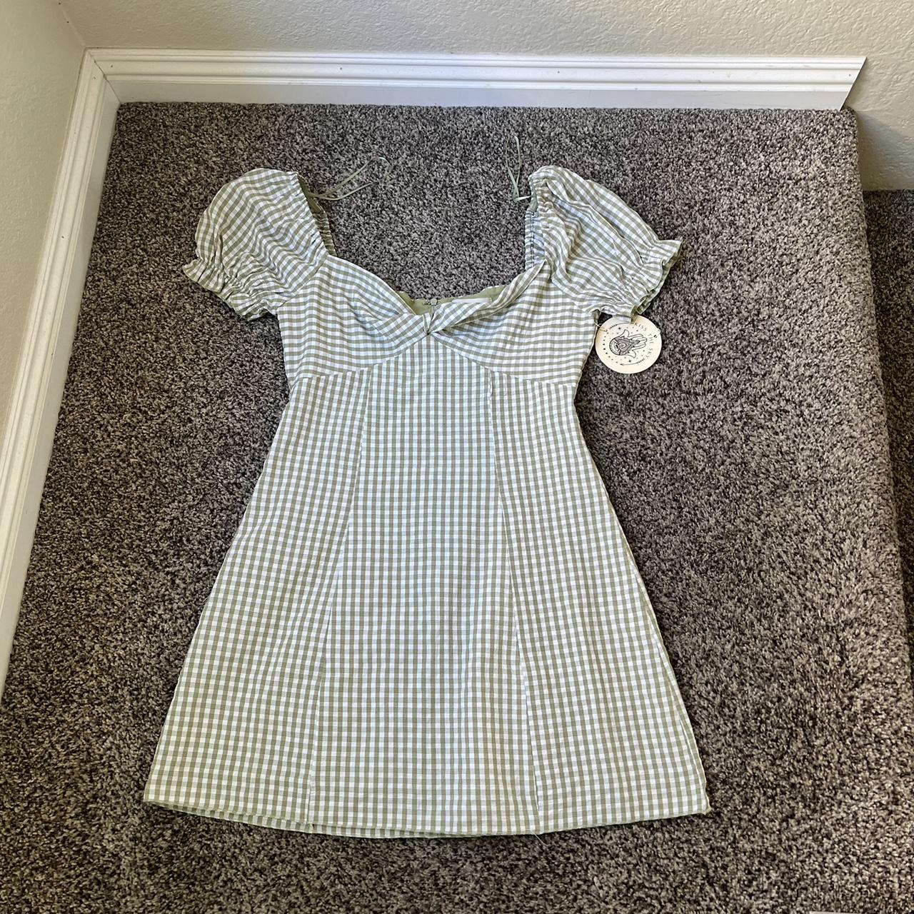 Sisters Of The Tribe Mini Milk Maid Dress In Depop