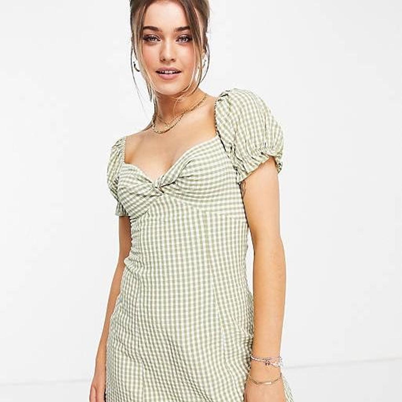 Sisters Of The Tribe Mini Milk Maid Dress In Depop