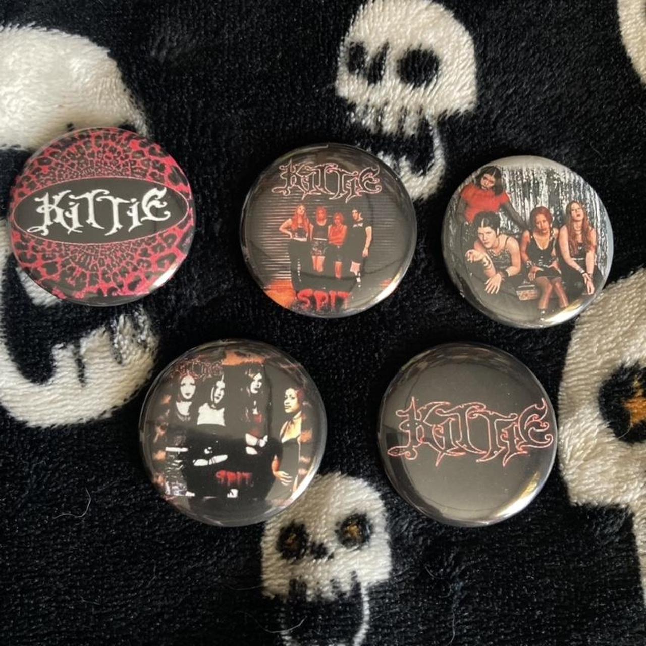 kittie nu metal band pins! the price stated comes... | Depop