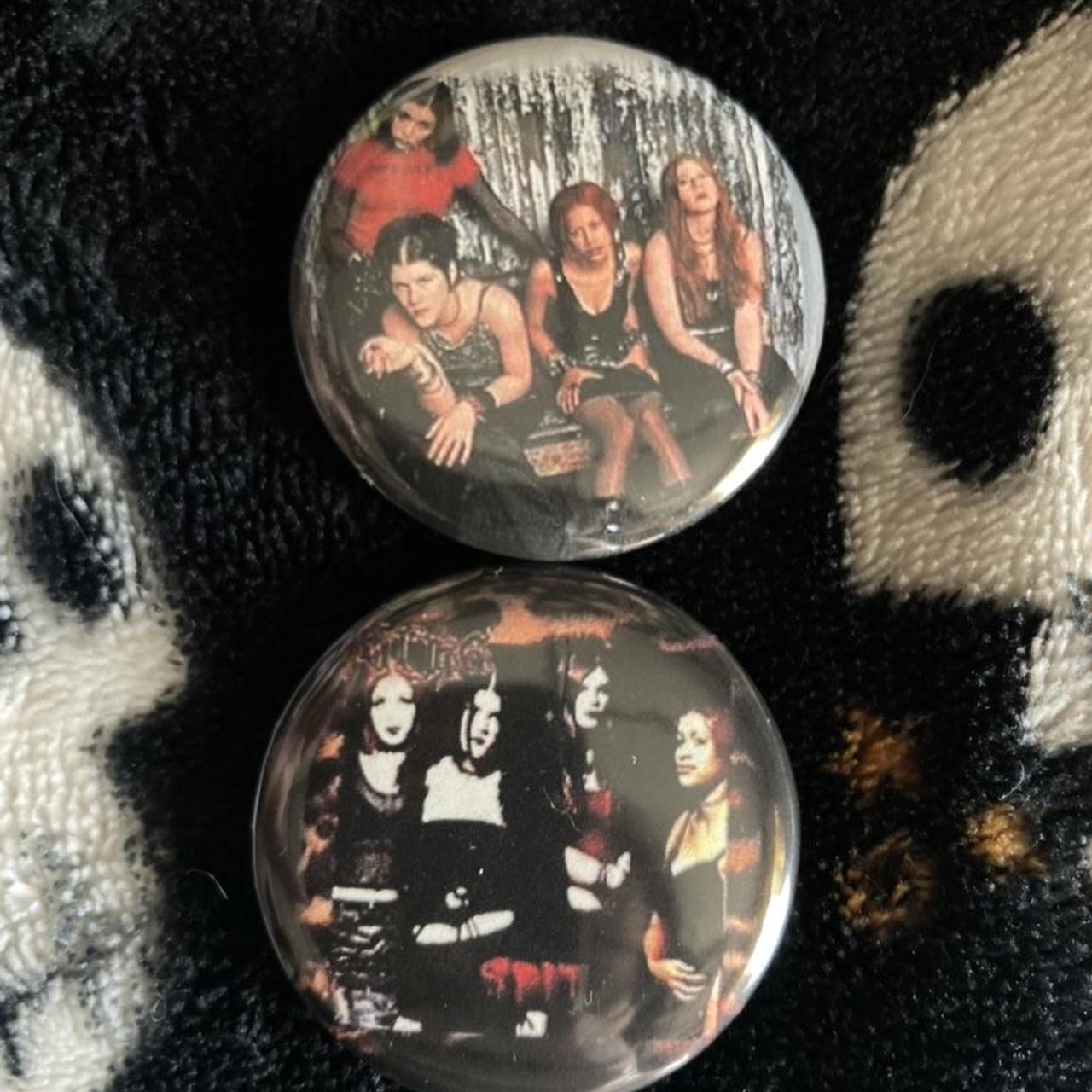 kittie nu metal band pins! the price stated comes... | Depop