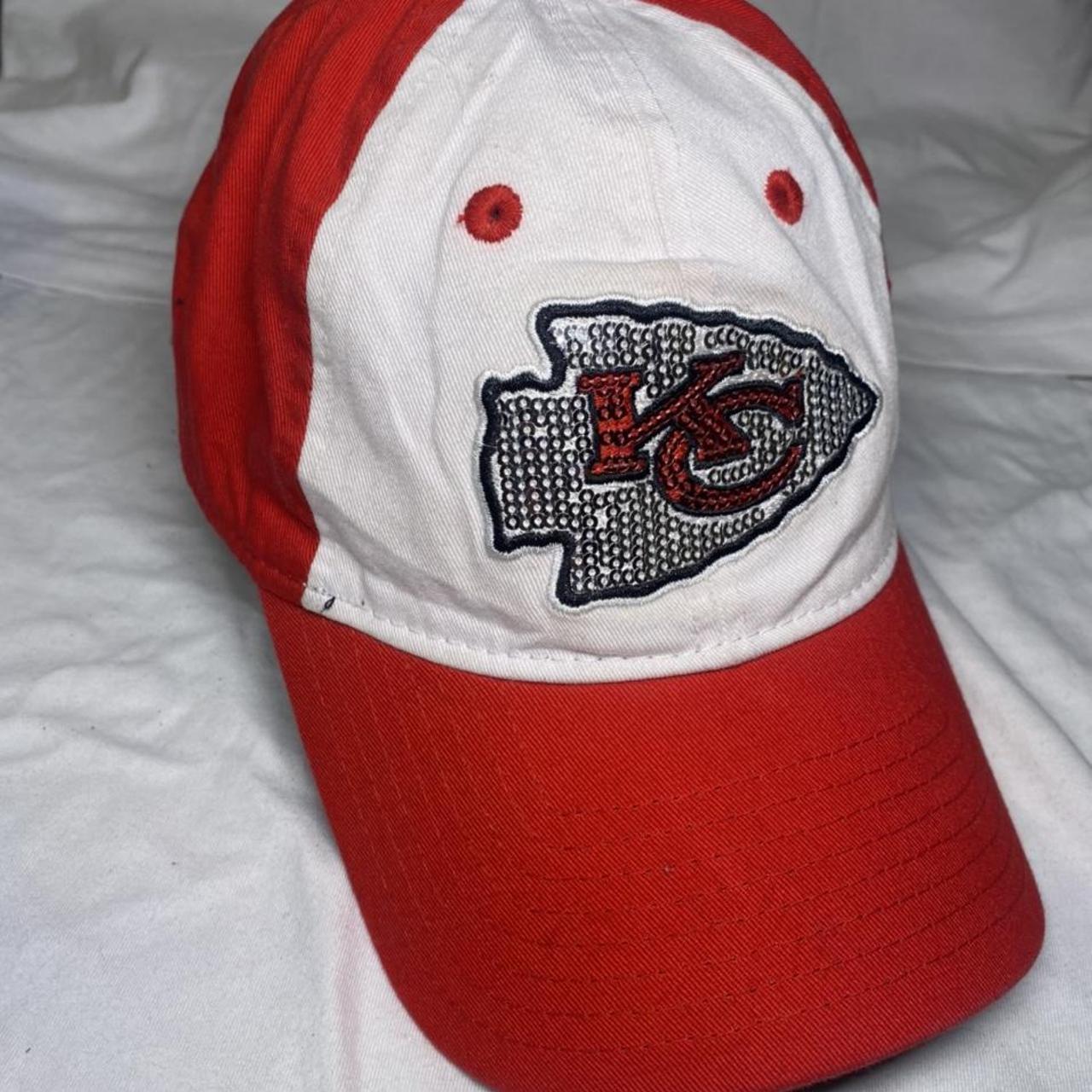 Kansas City vintage baseball cap Colour: Red and... - Depop
