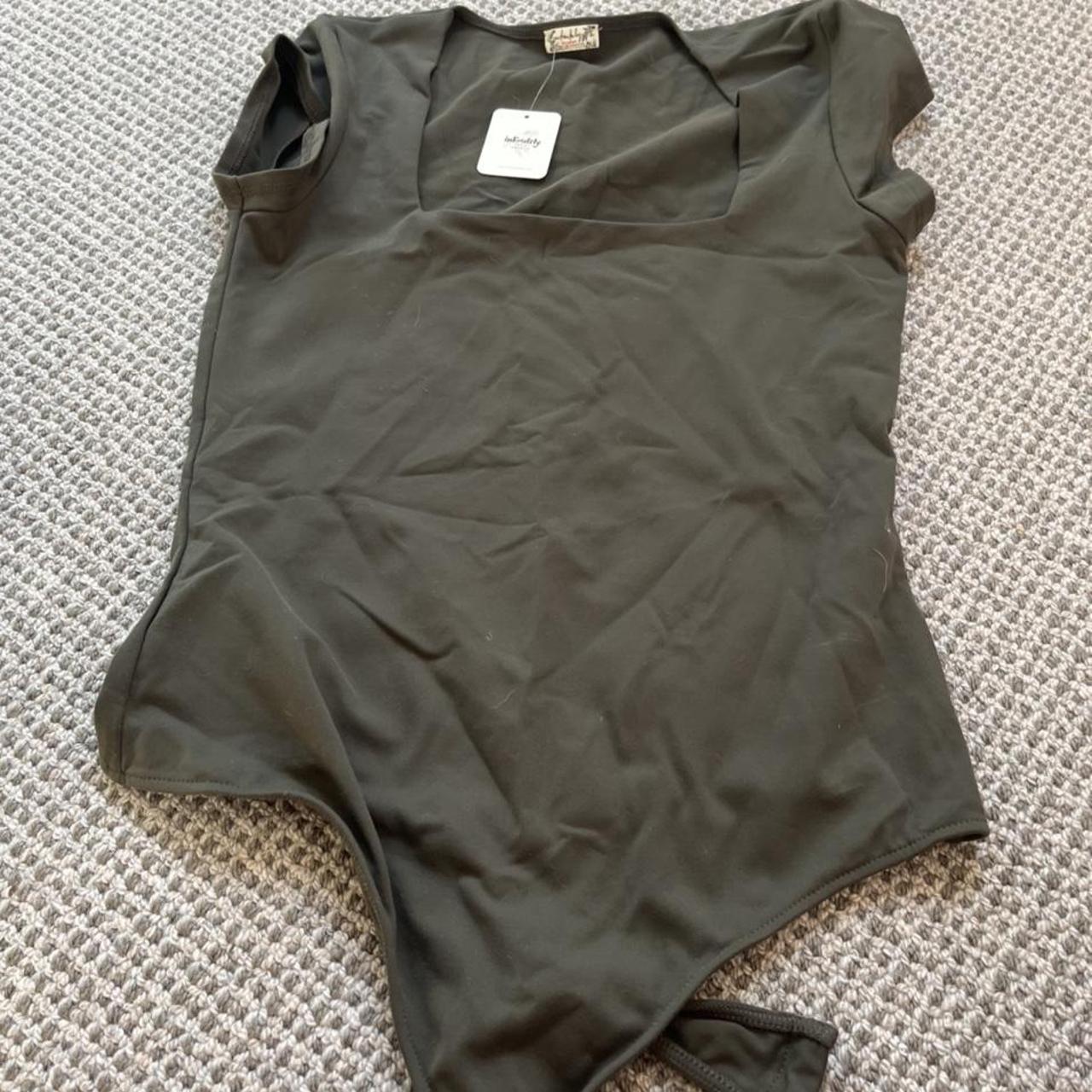 Free people square neck body suit 🌞 Never... - Depop