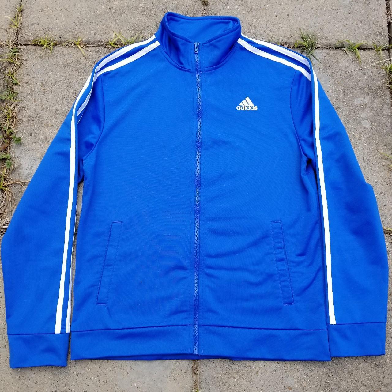 Adidas Ultramarine Blue Track Jacket! No... - Depop