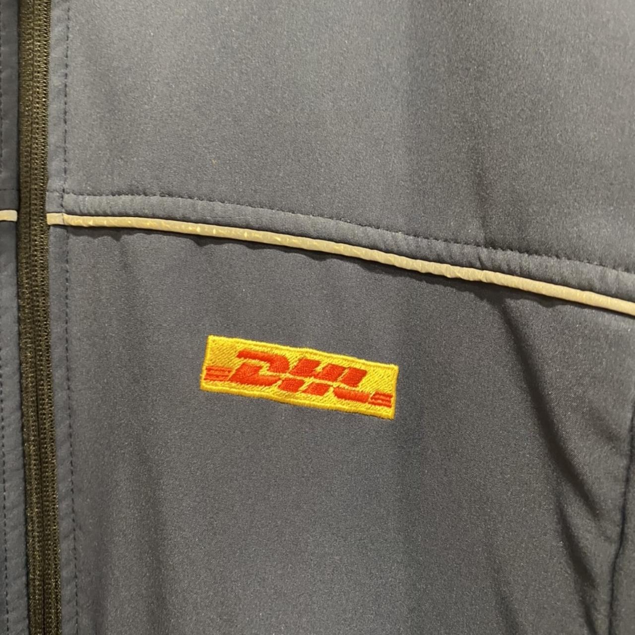 RARE DHL WORKERS JACKET SIZE L no flaws with this... - Depop