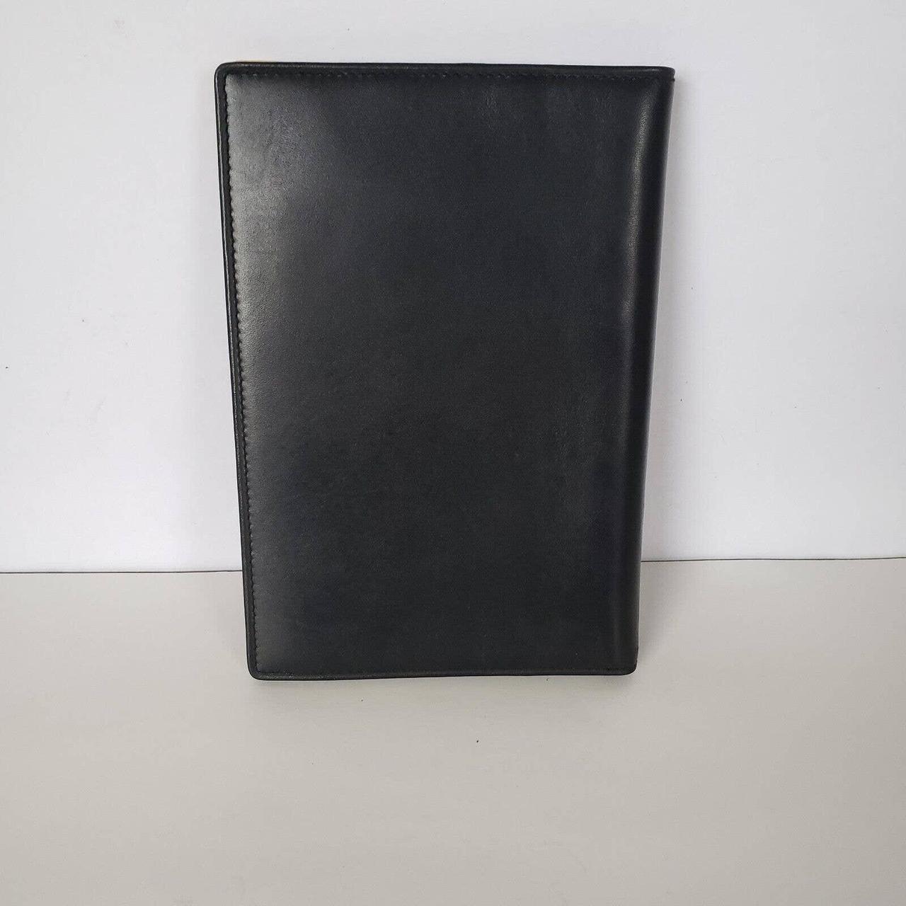 Dunhill Black Leather Address Book Notebook Black... - Depop