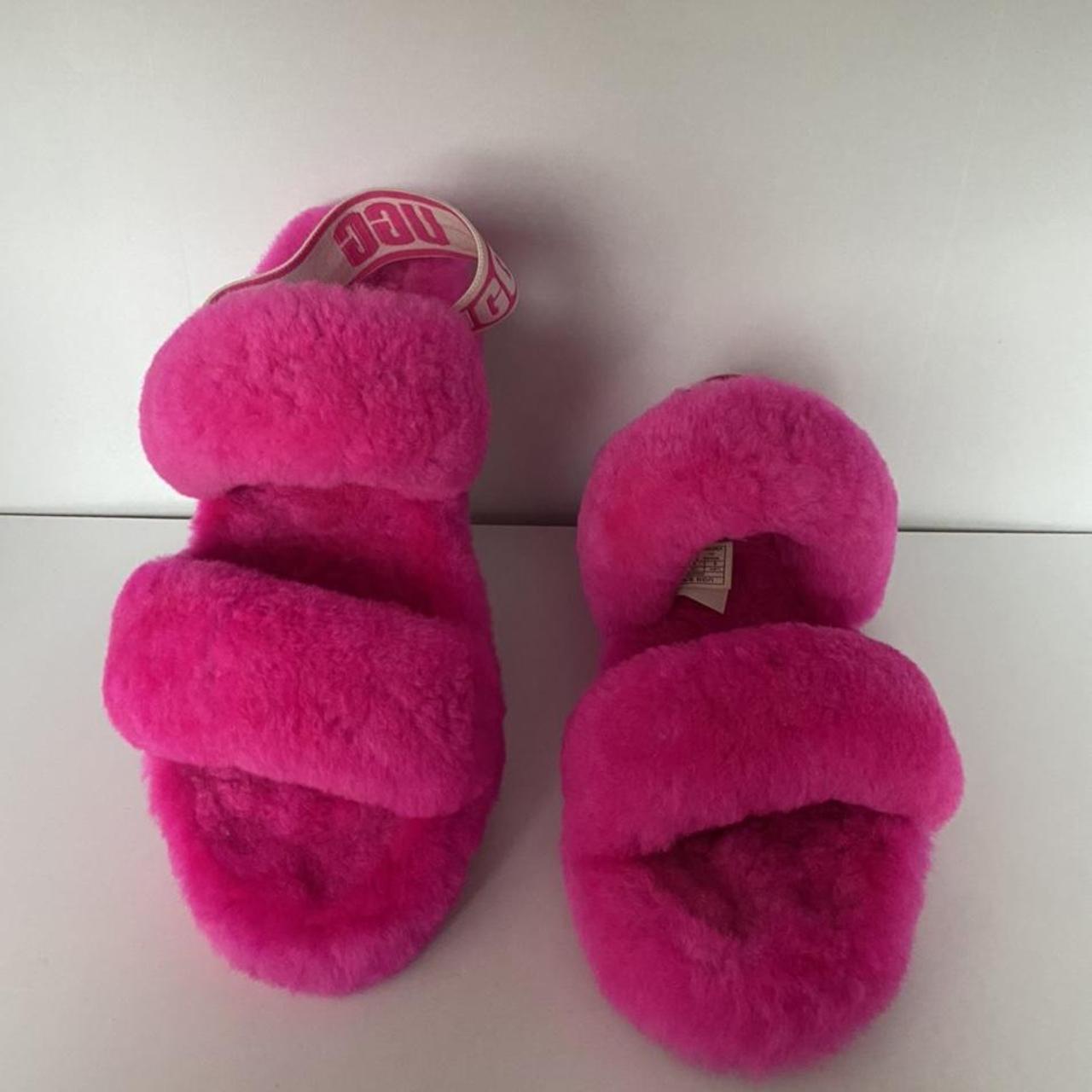 Very comfortable and fluffy #uggs #uggslides #slides - Depop
