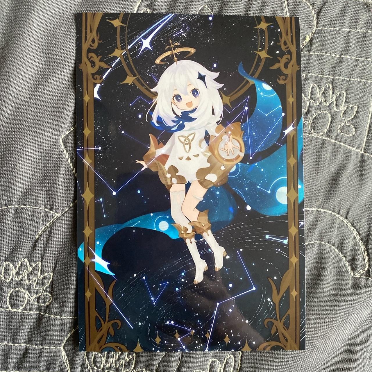 Paimon Genshin impact tarot card design photo art... - Depop