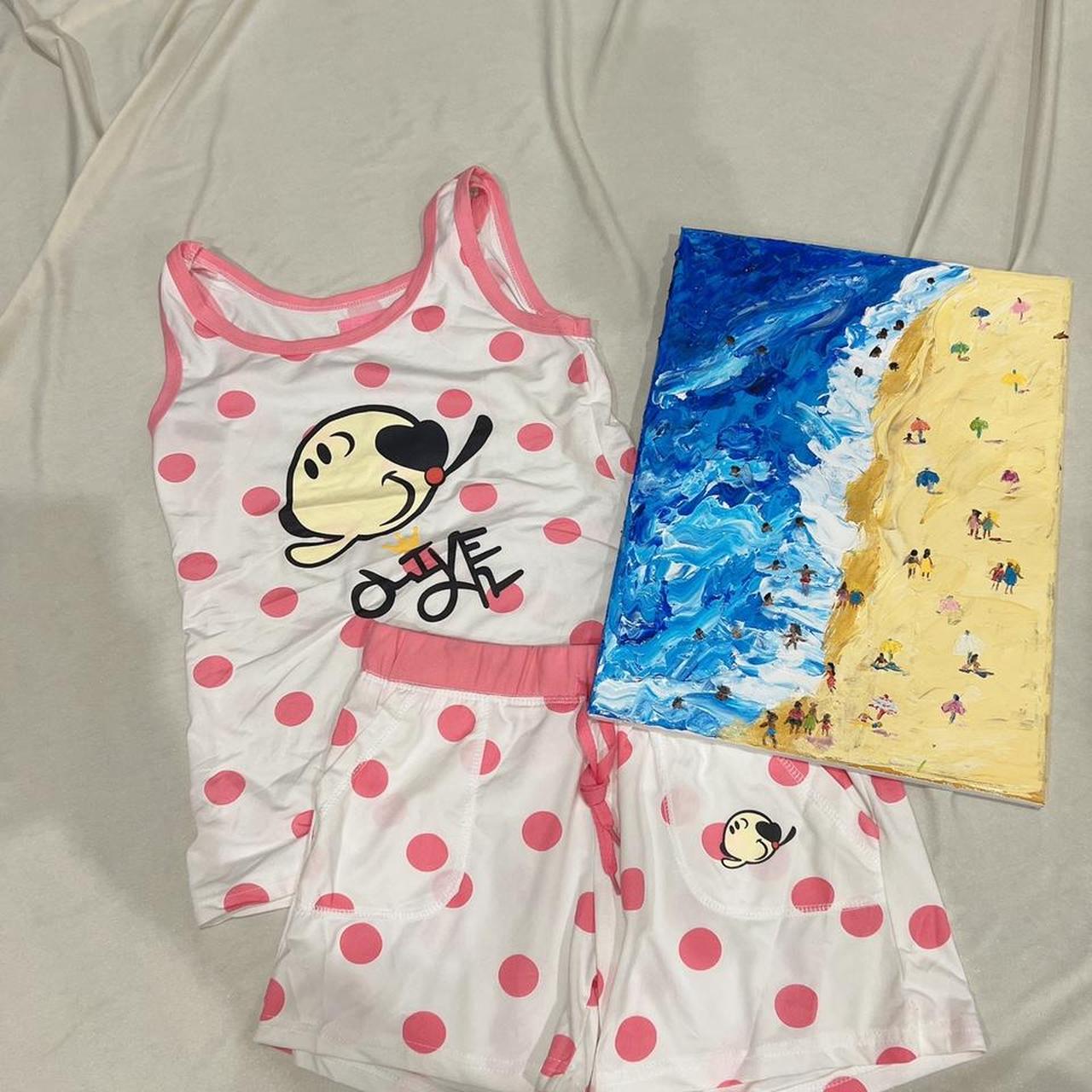 hello kitty paul frank sleepwear pajama set Four... - Depop