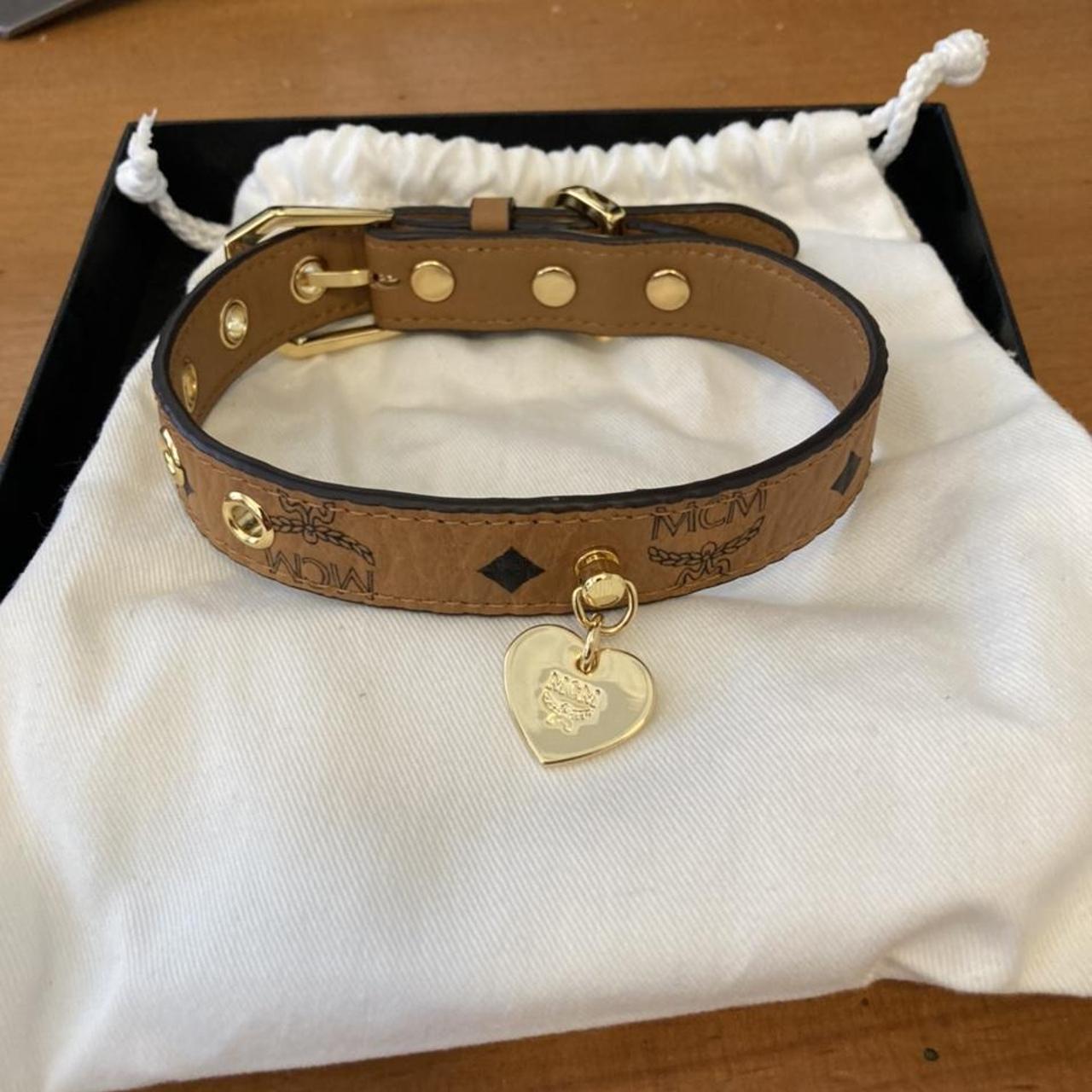 Mint condition MCM Dog Pet Collar (Medium). Visetos... - Depop