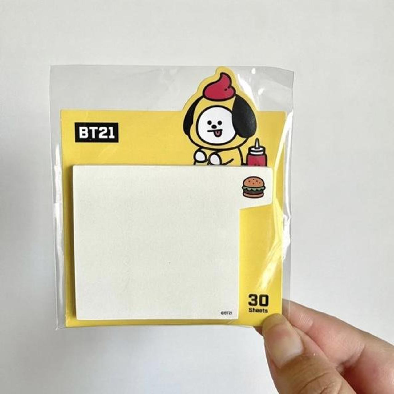 BT21 Chimmy Bite Sticky Notes Brand new, never... - Depop