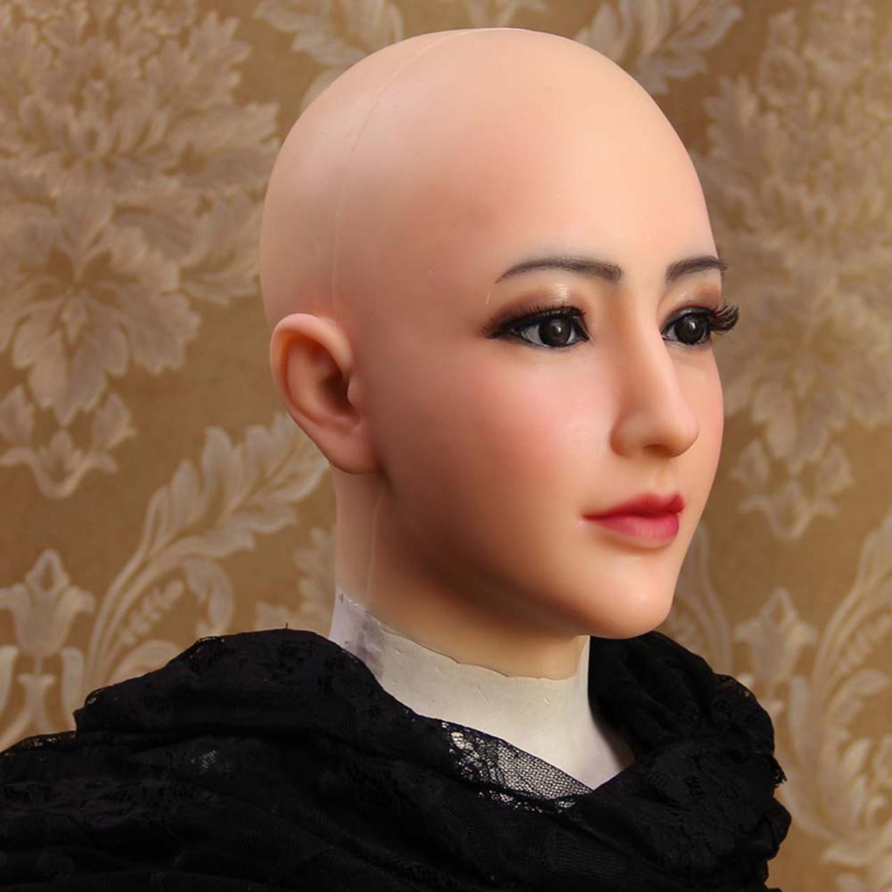 #Silicone Female Mask, Realistic Young Woman... - Depop