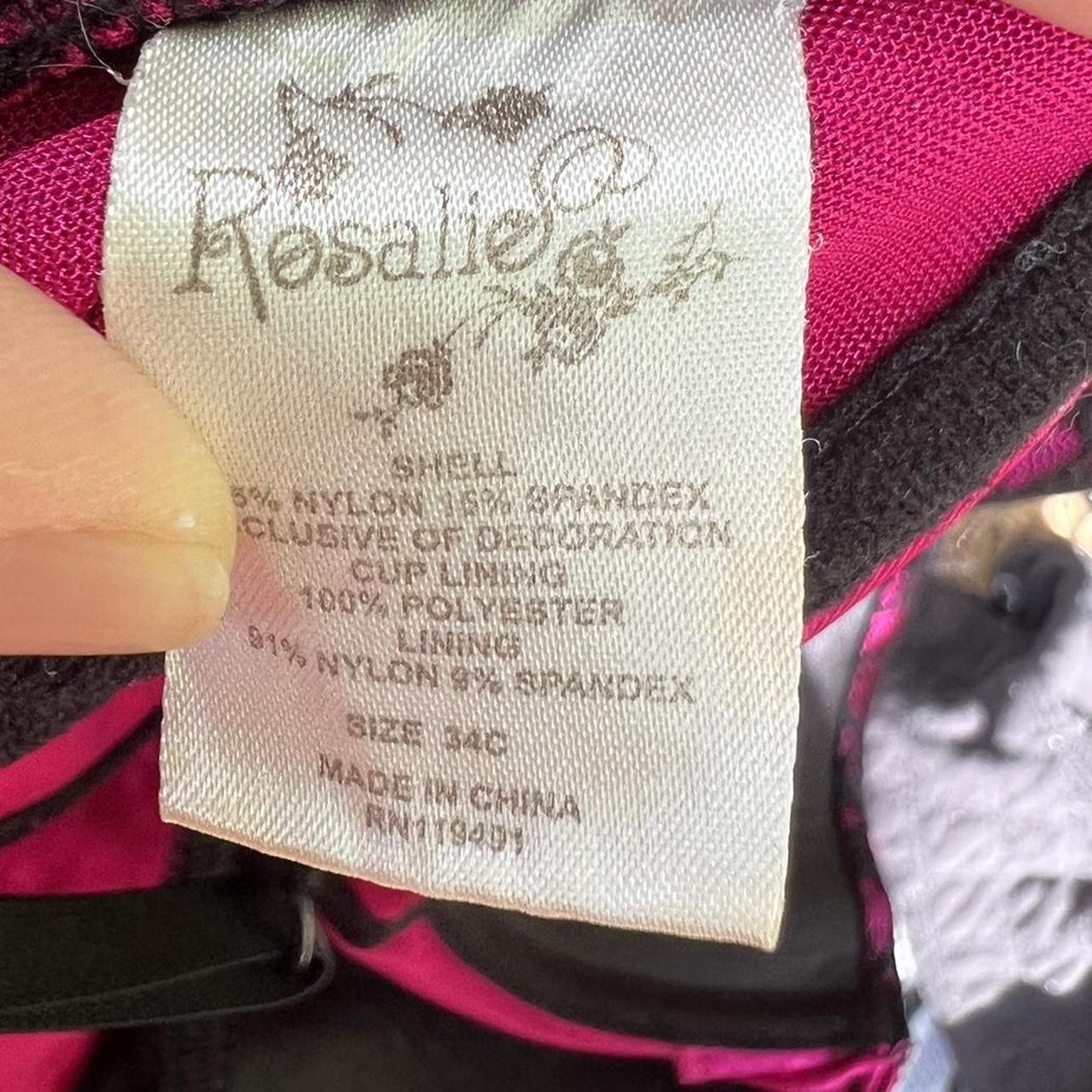 Women's Pink and Black Bra | Depop