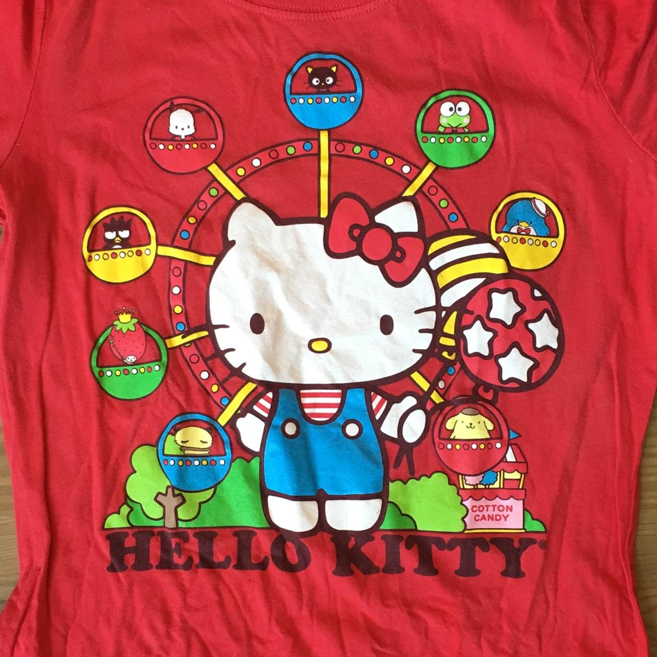 Red 50th Anniversary Hello Kitty t-shirt. It... - Depop