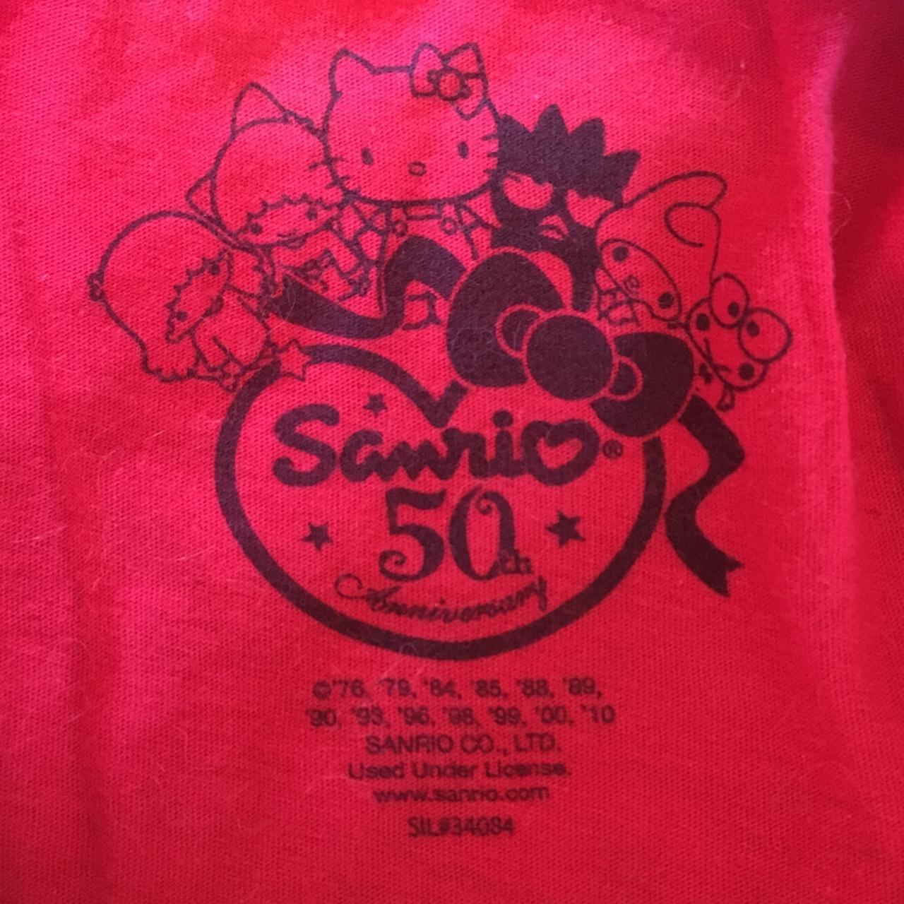 Red 50th Anniversary Hello Kitty t-shirt. It... - Depop