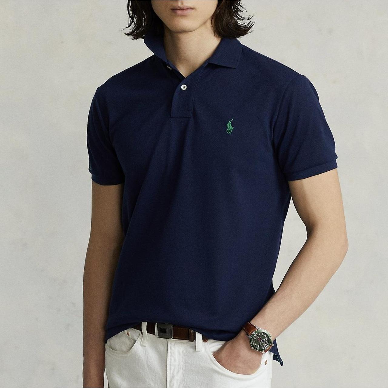 Polo Ralph Lauren The Earth Polo in Navy New with... - Depop