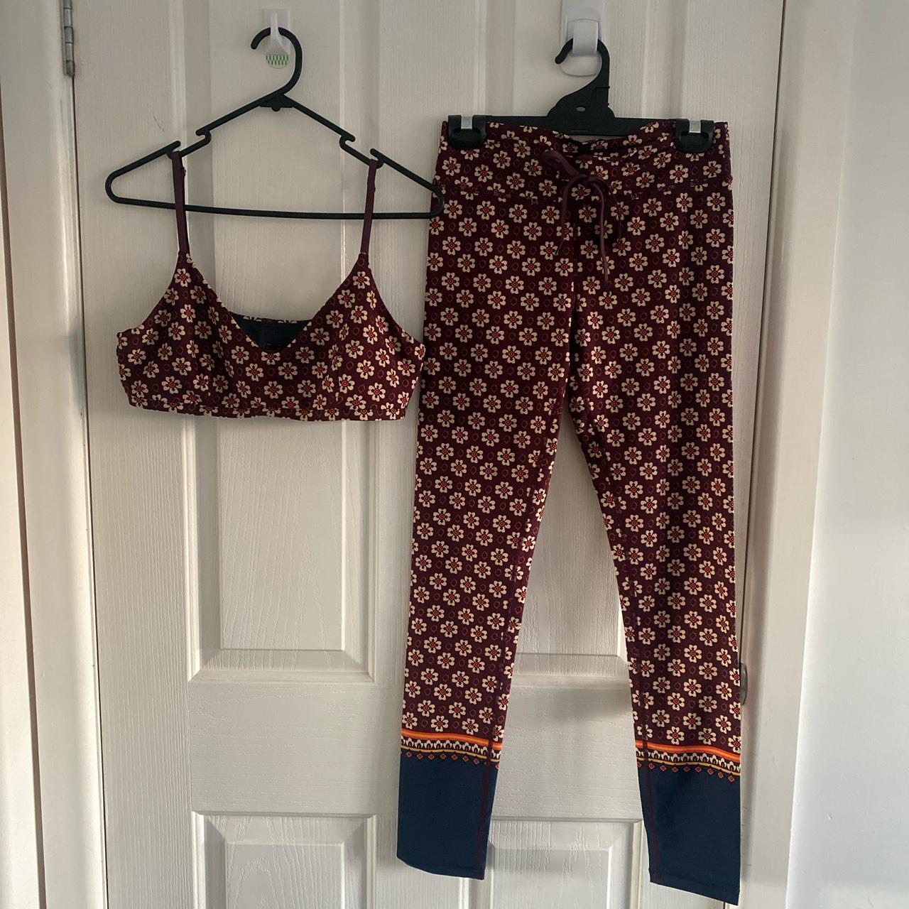 THE UPSIDE bralette and matching drawstring... - Depop