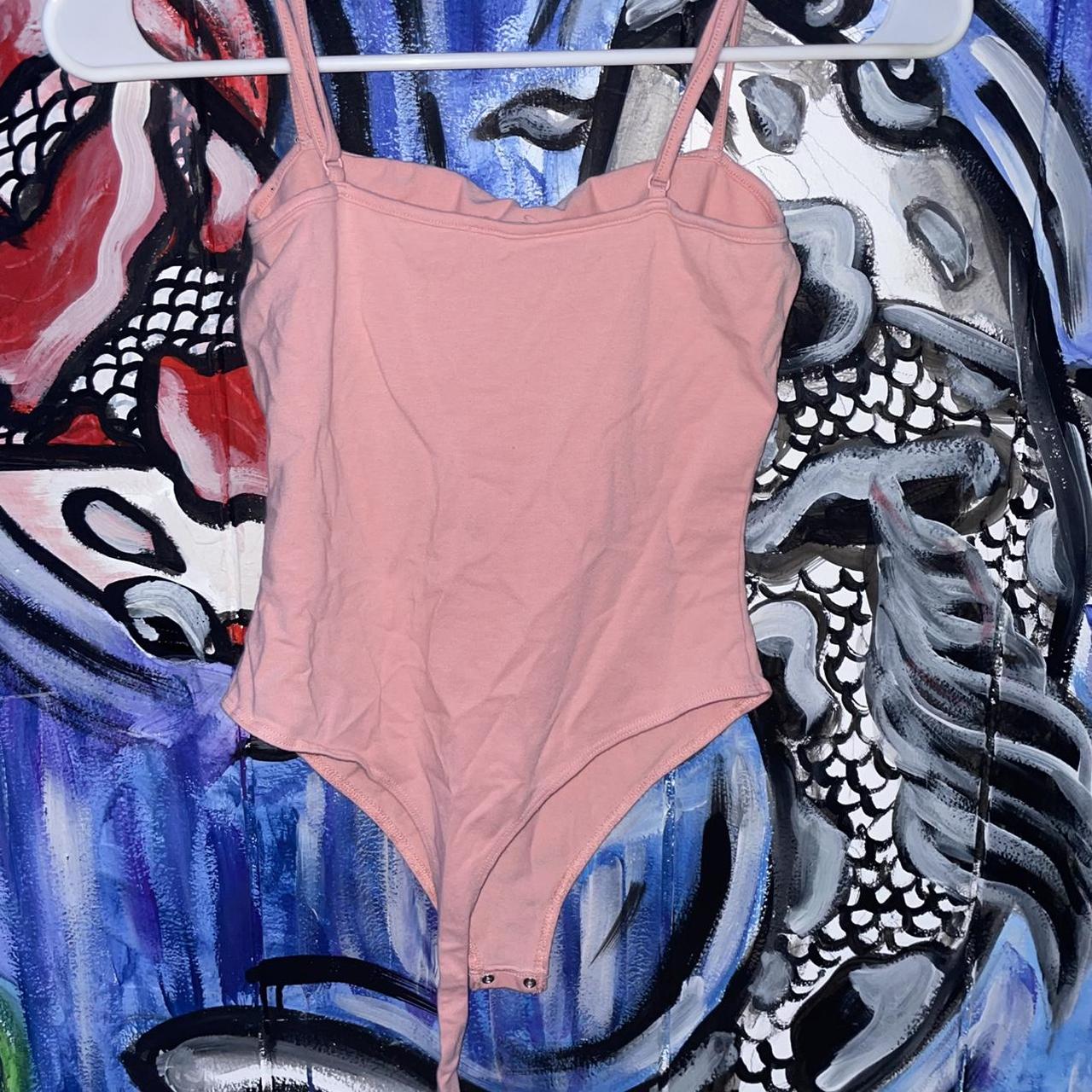 Garage pink tank tank top body suit. Square... - Depop