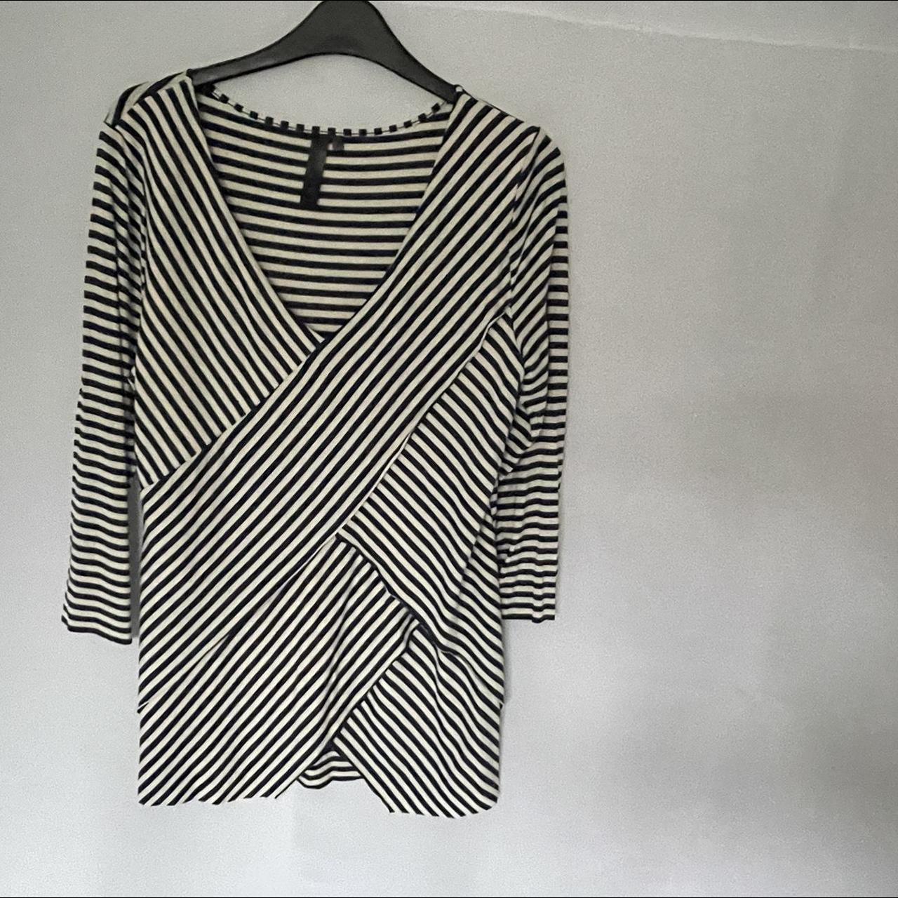 Cross panels , diagonal and horizontal stripes makes... - Depop