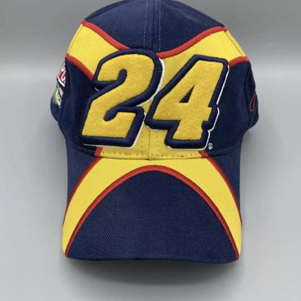 Vtg 90s Jeff Gordon 24 Cap Nascar Racing Snapback... - Depop